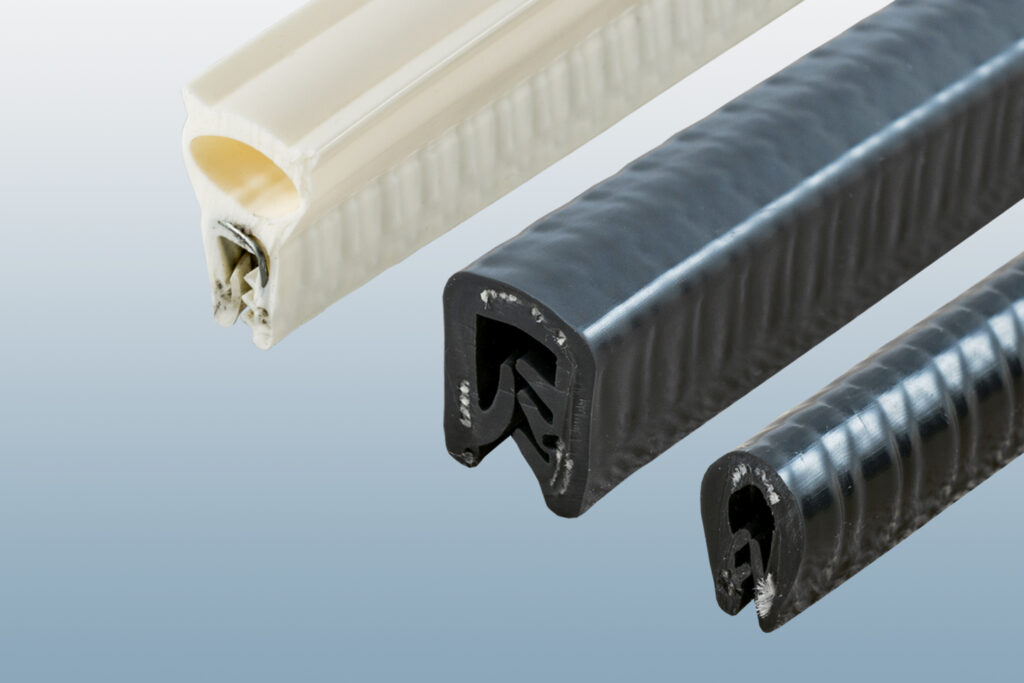 Flexible edge protection profiles and sealing profiles for industry